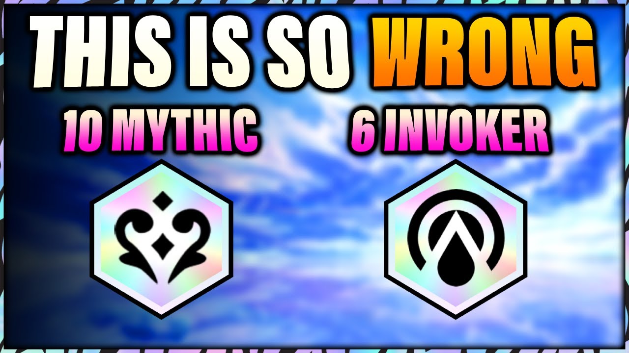 10 Mythic 6 Invoker = Automatic Win in TFT Hyper Roll Set 11 - YouTube