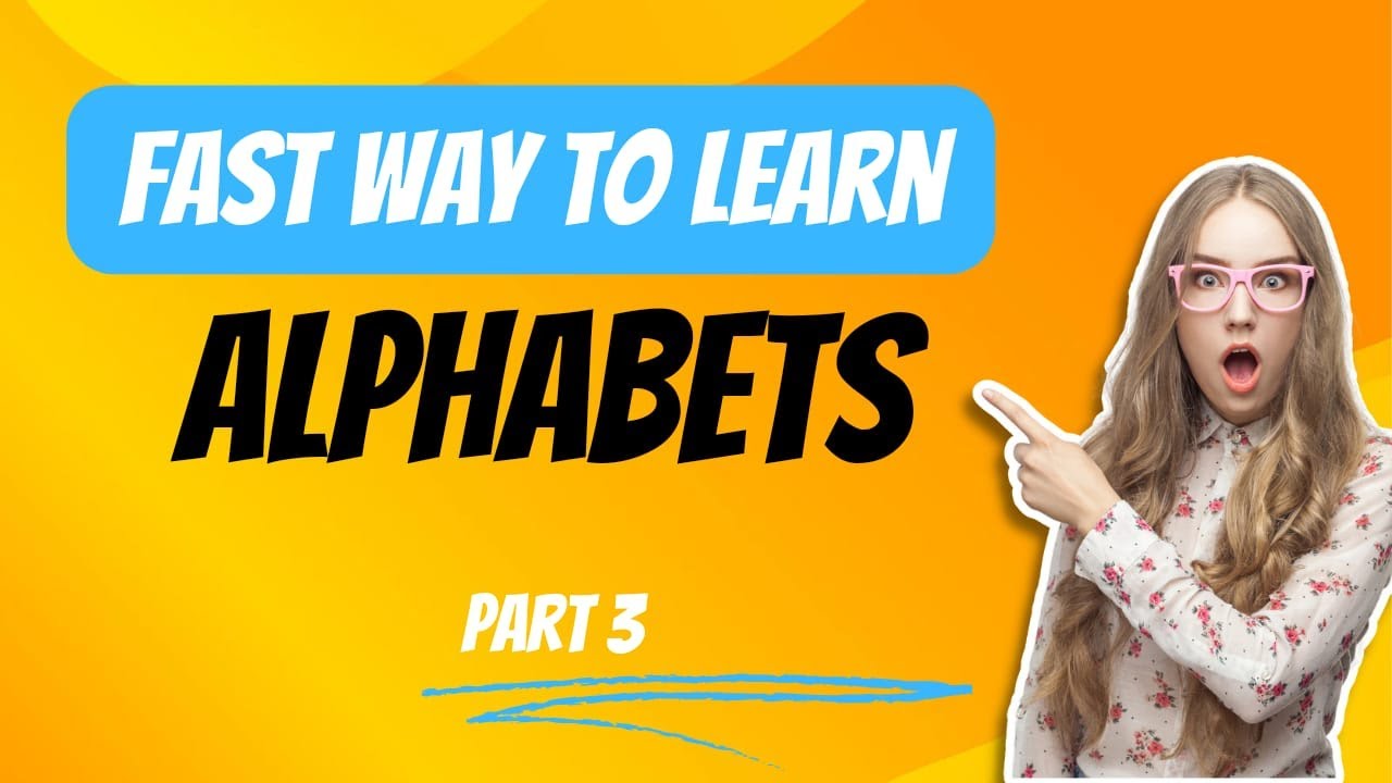 Fast way to learn ALPHABETS | How to learn ALPHABETS in a simple & fast ...