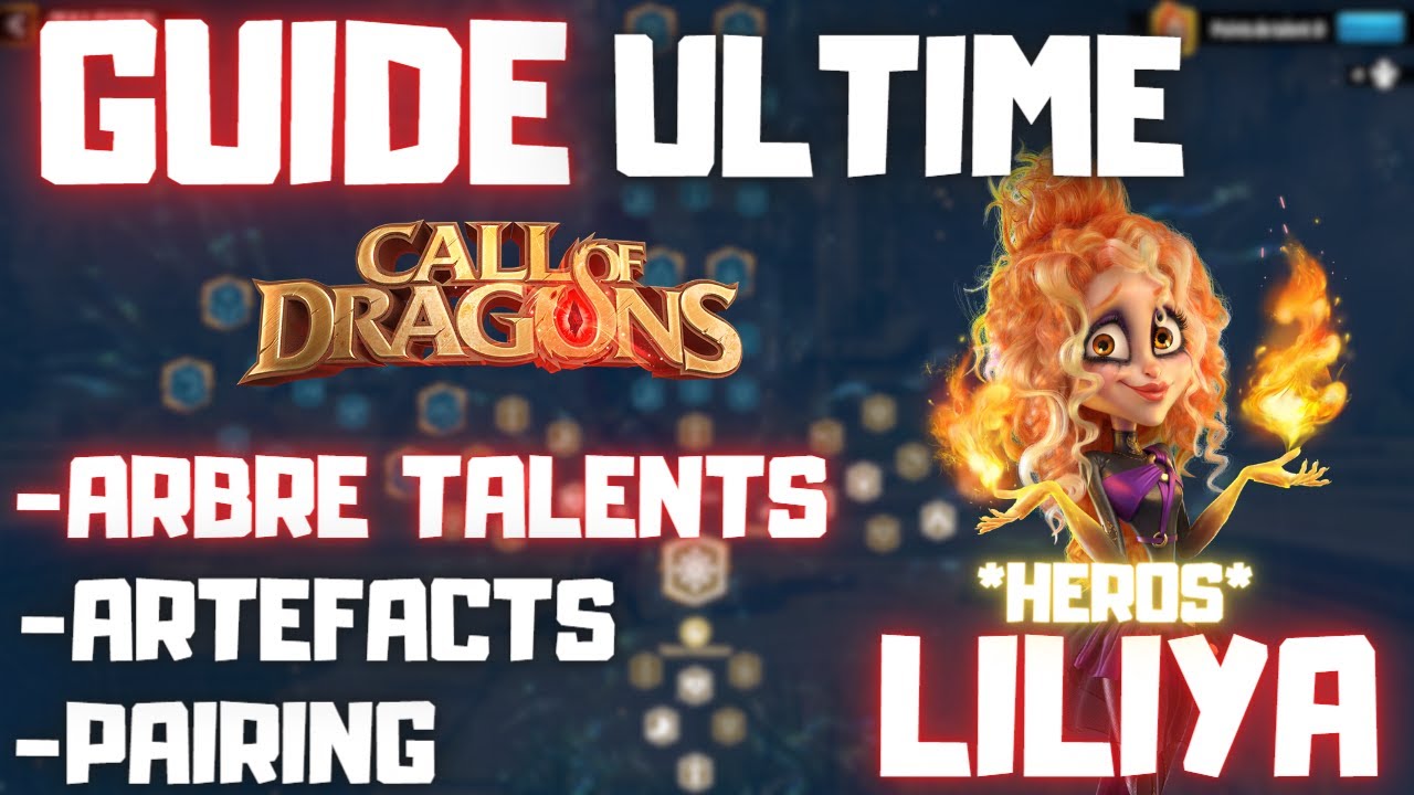 Guide ULTIME LILIYA - LES MEILLEURS TALENTS ET PAIRING - Call of ...