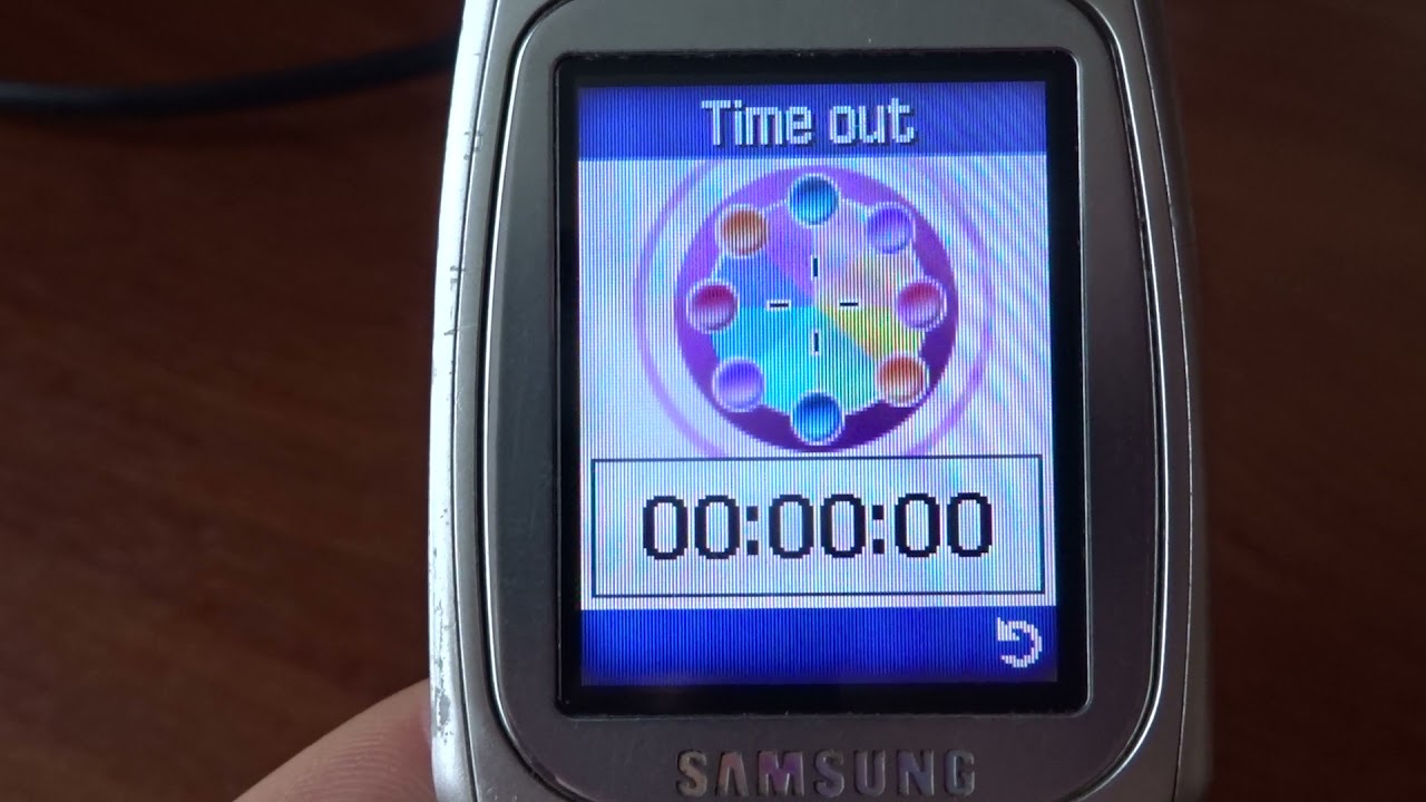 Samsung SGH-X460 - Timer - YouTube
