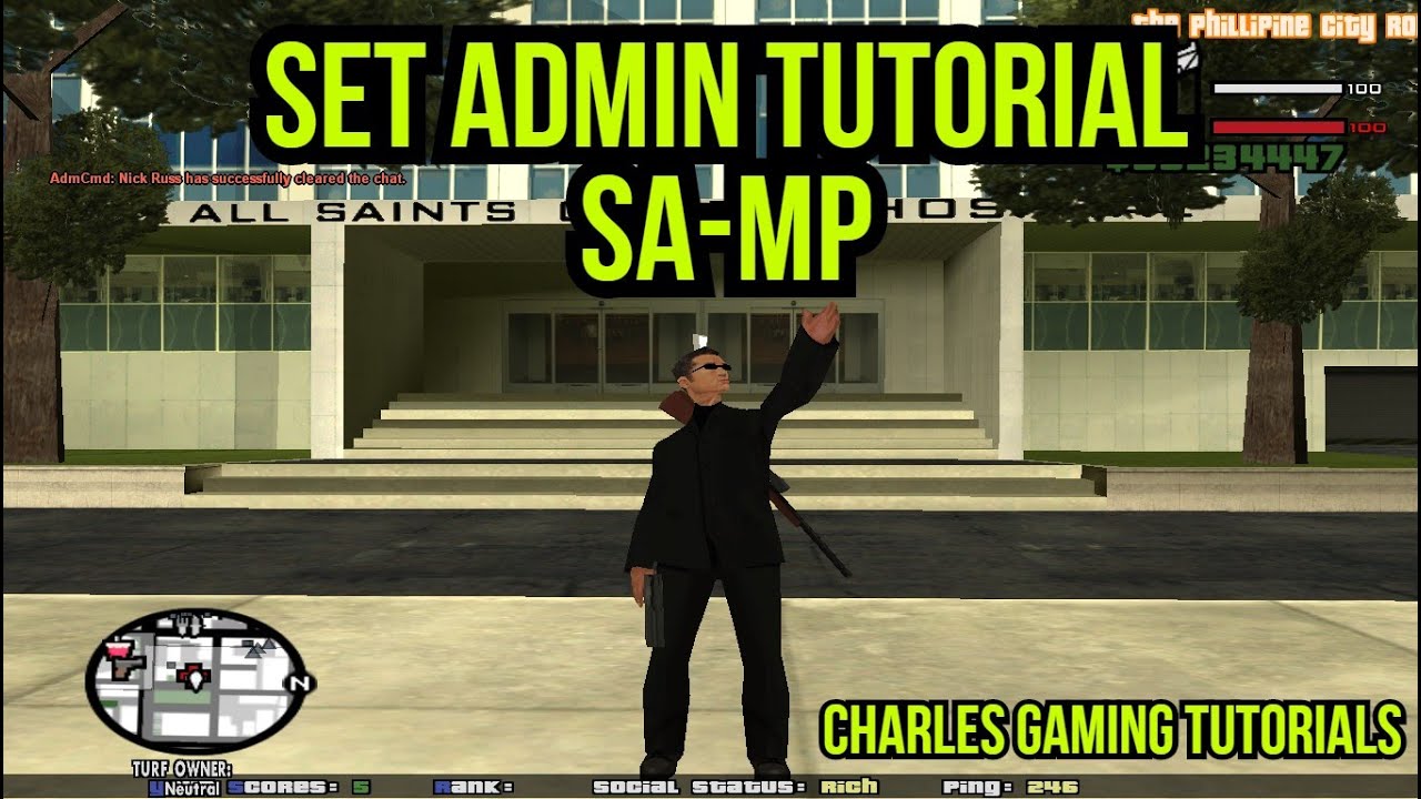 |PANO ISET ANG IYONG SARILI AS ADMIN SA IYONG SERVER SA GTA SA-MP ...