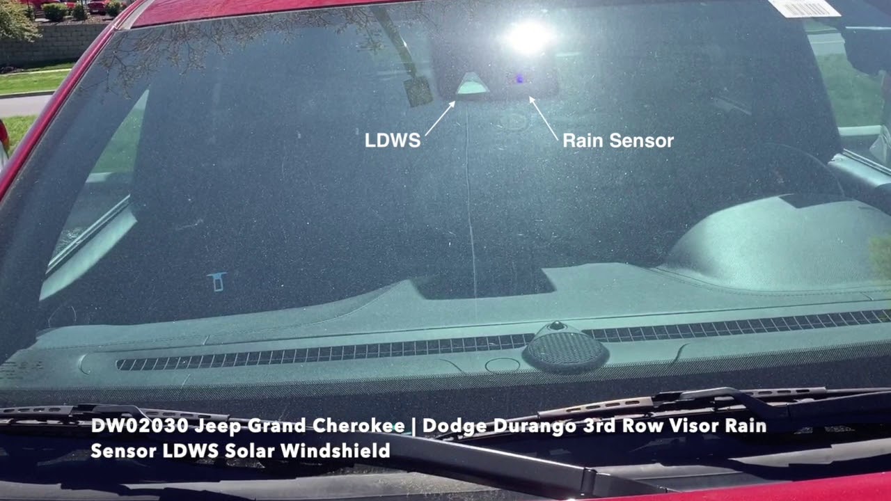 DW02030 Jeep Grand Cherokee | Dodge Durango 3rd Row Visor Rain Sensor ...
