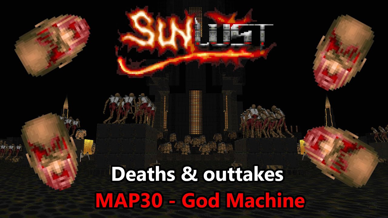 Doom II: All 21 deaths in Sunlust's God Machine - YouTube