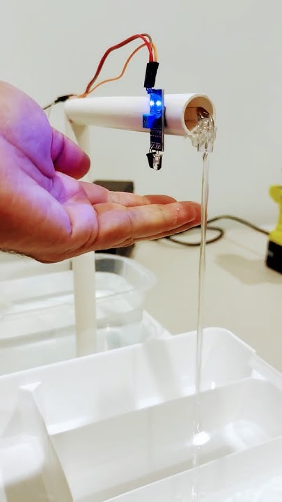 I Made My Own Touchless Water Tap - YouTube