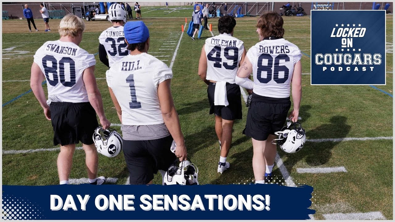 BYU Football Enjoys 'Really Good Day 1' As Tight Ends Shine Early | BYU ...