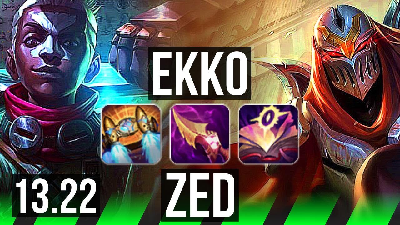 EKKO vs ZED (JNG) | 12/0/2, Rank 4 Ekko, Legendary, 800+ games, 1.4M ...