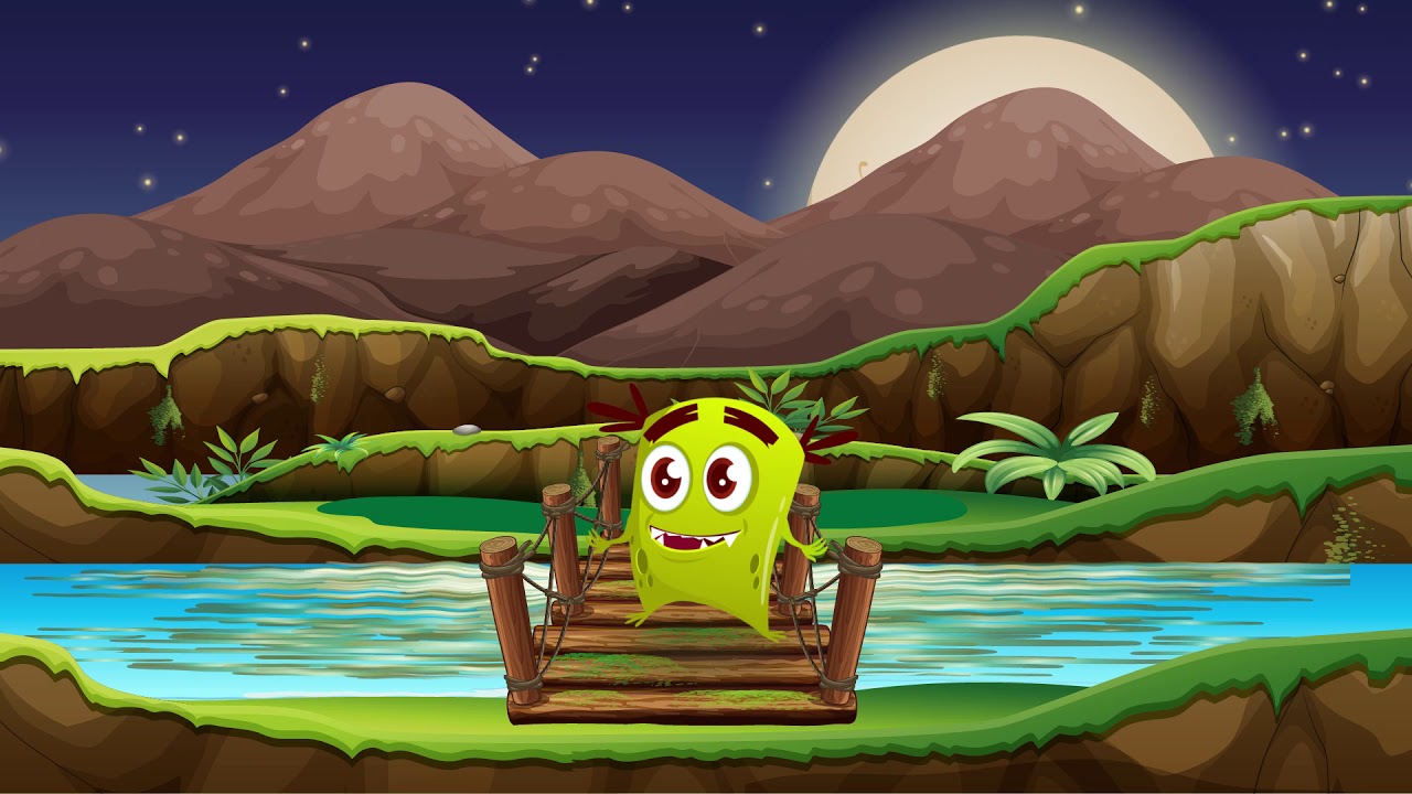 Cute Monster | Character walk cycle animation | Motion graphic - YouTube