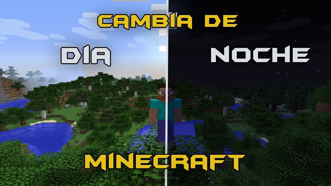 Como cambiar de Día a Noche - Minecraft Tutorial - YouTube