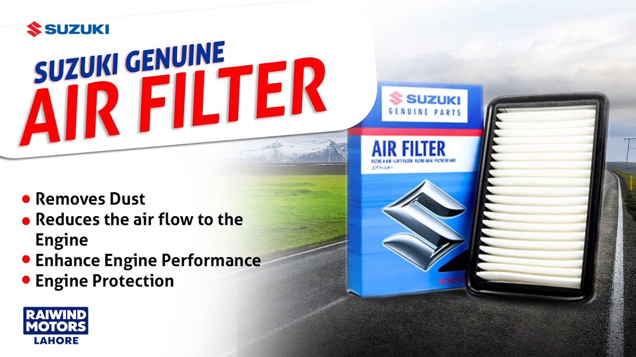 Top Benefits of Suzuki Genuine Air Filter | Raiwind Motors - YouTube