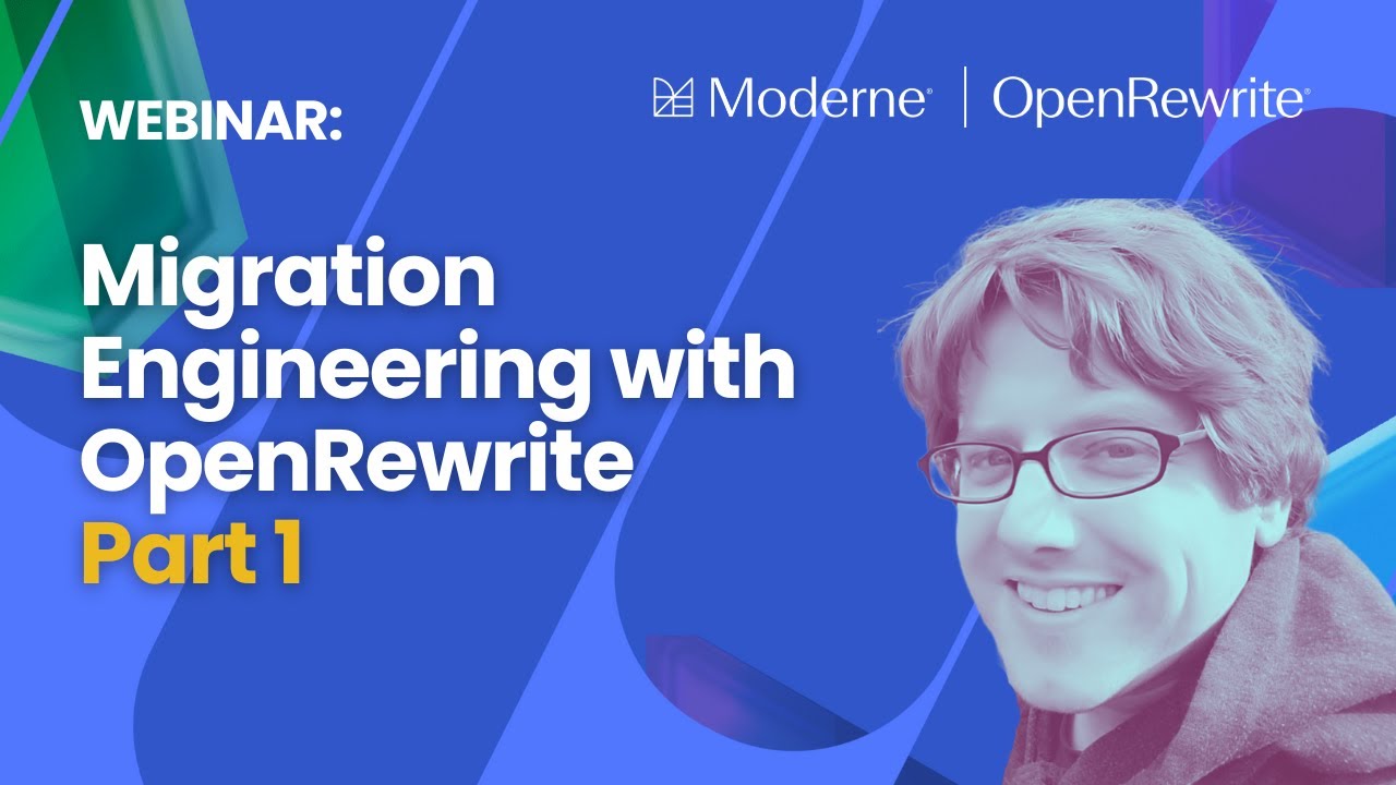 No Fluff Just Stuff Webinar: Migration Engineering with OpenRewrite Part 1 - YouTube