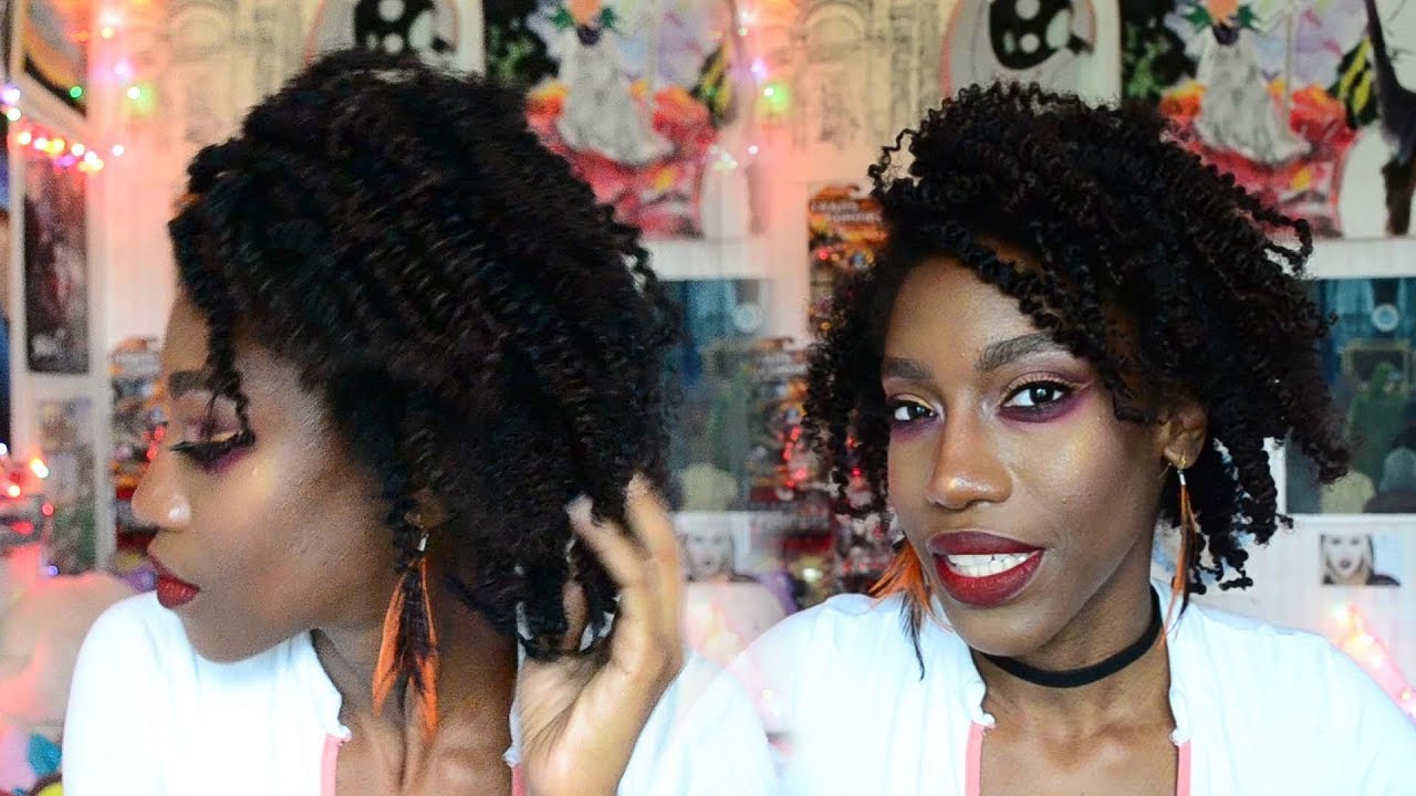 How To Do A 3 Strand Twist Out - YouTube