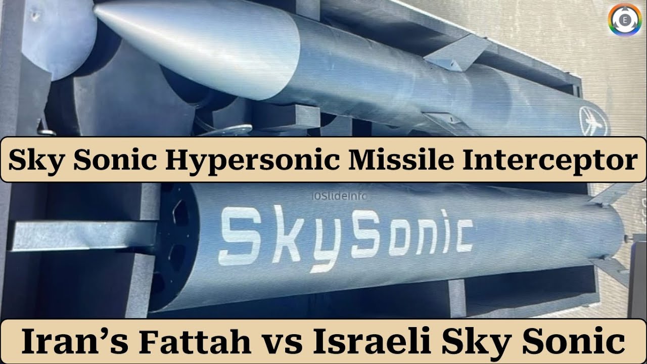 Is Iran Afraid Of Israeli Sky Sonic Hypersonic Missile Interceptor? - YouTube