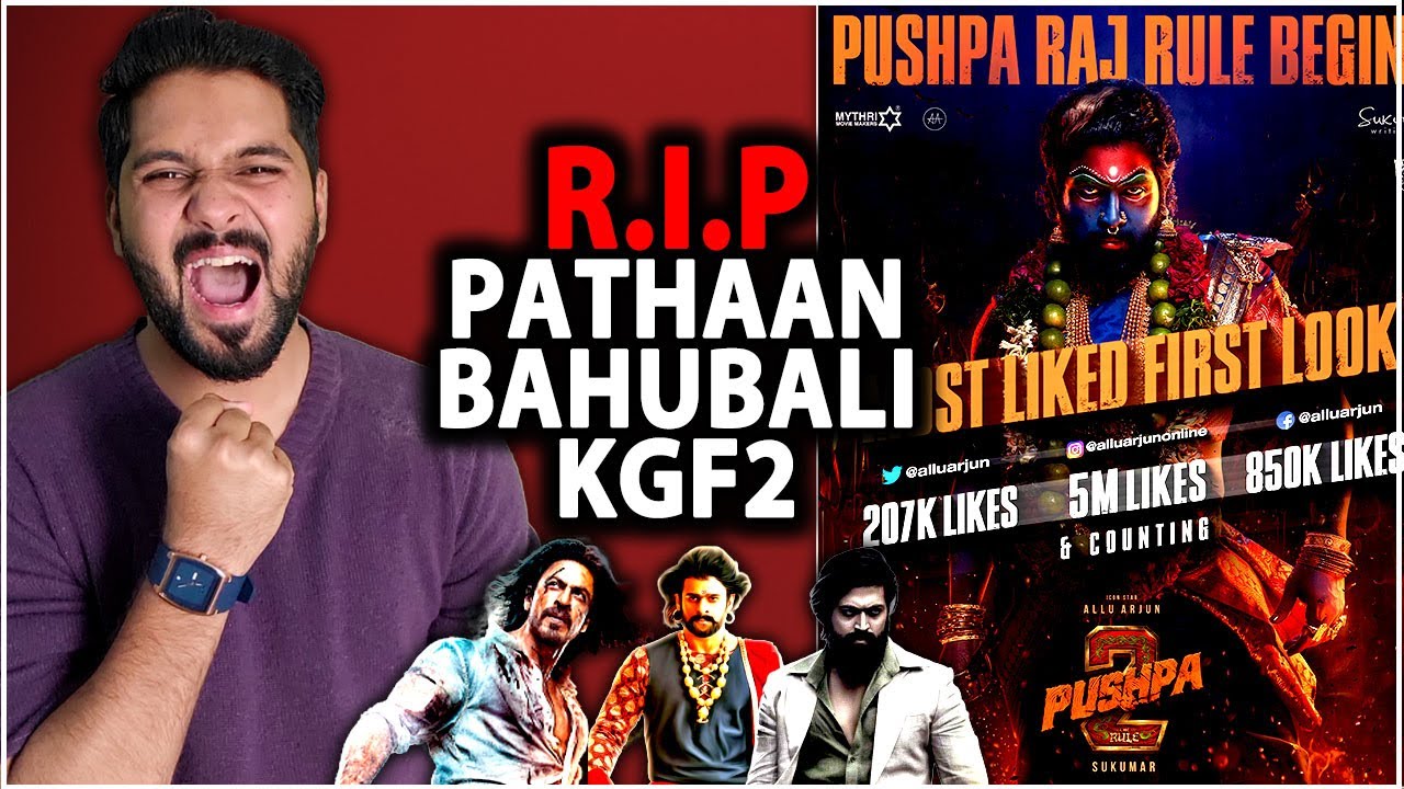 Pushpa 2 Teaser And Poster 1st 24Hrs Views And Likes | Pushpa The Rule ...