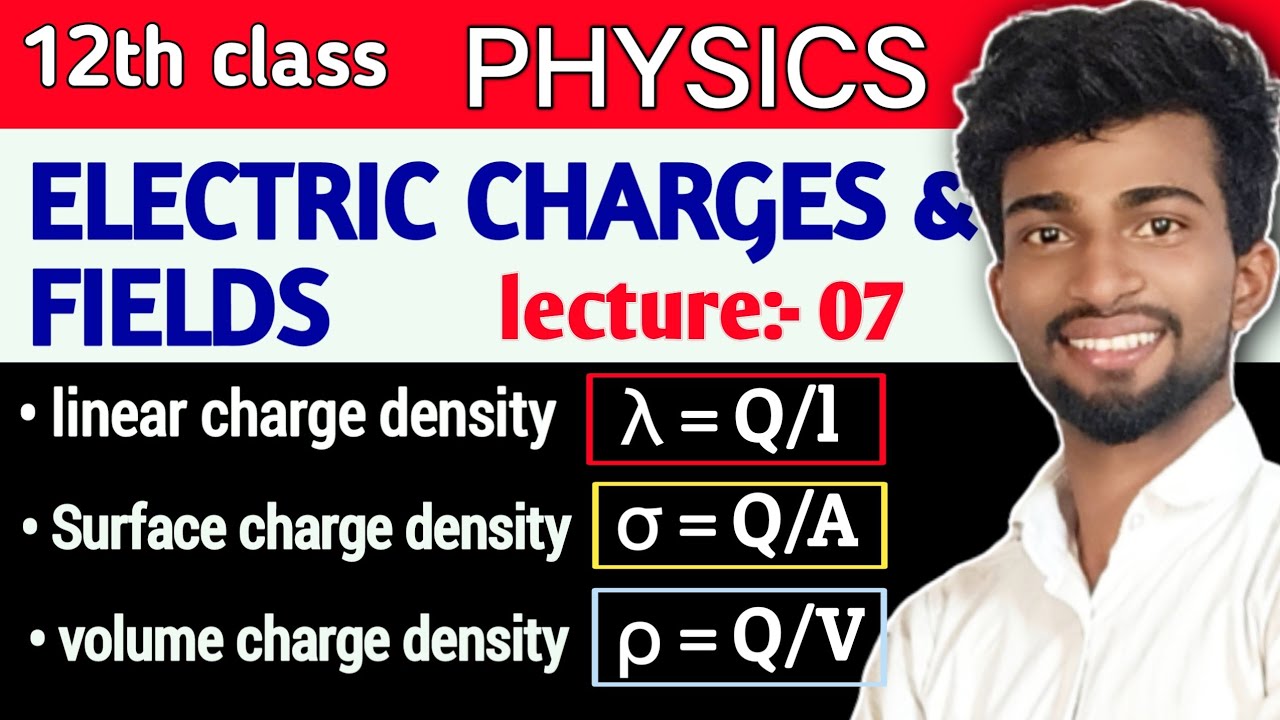 06.surface density of charge|| volume density of charge|| surface ...