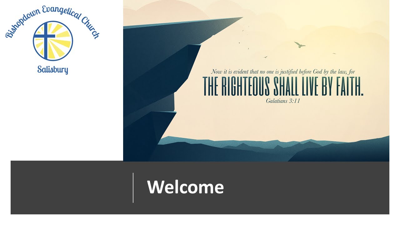 BEC Service 27.10.24: Galatians 3:15-25: God’s Gracious Promise - YouTube