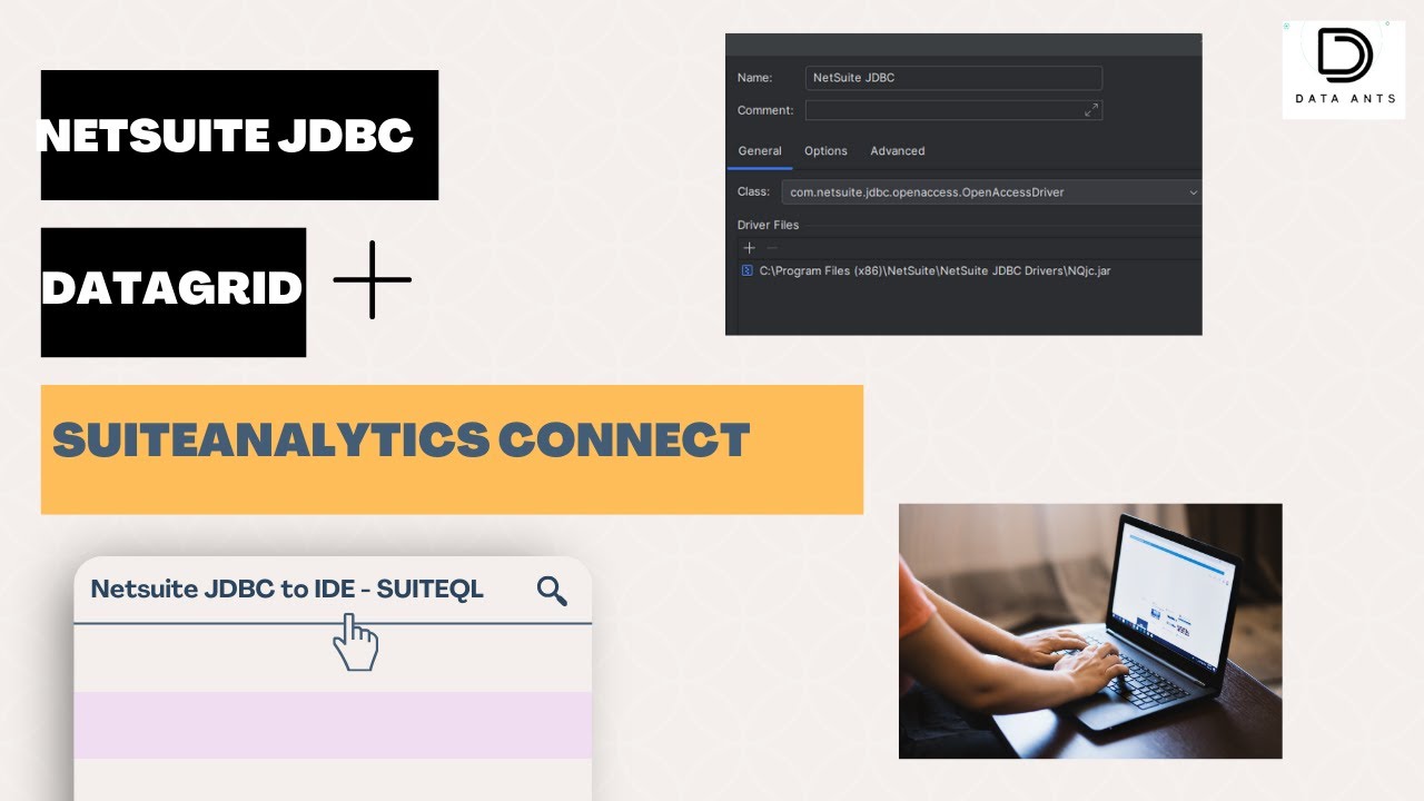 Step By Step Netsuite Jdbc Integration With Datagrid Using Suiteanalytics Connect Youtube