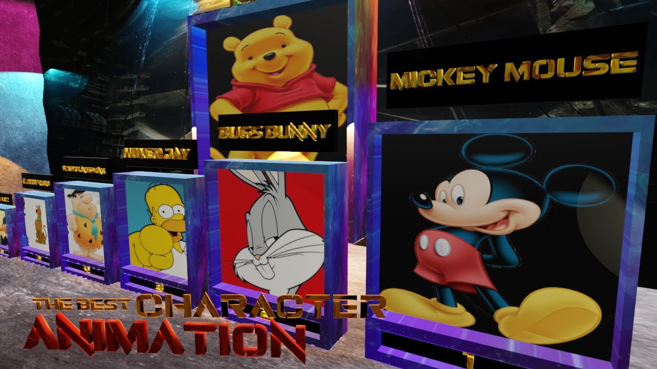 The 30 Best Animated Movie Characters | 3D Comparison #3d #comparision ...