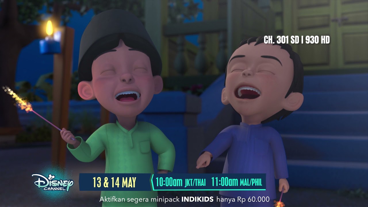 #WhatsOnDisney: UPIN & IPIN MARATHON SPESIAL LEBARAN! - YouTube