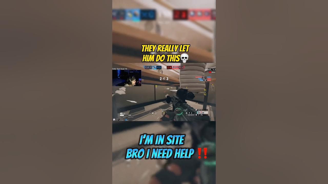 bro is in site💀 #gaming #streamer #rainbowsixsiege #r6 #r6s #r6siege #rainbowsix #rainbow6 - YouTube
