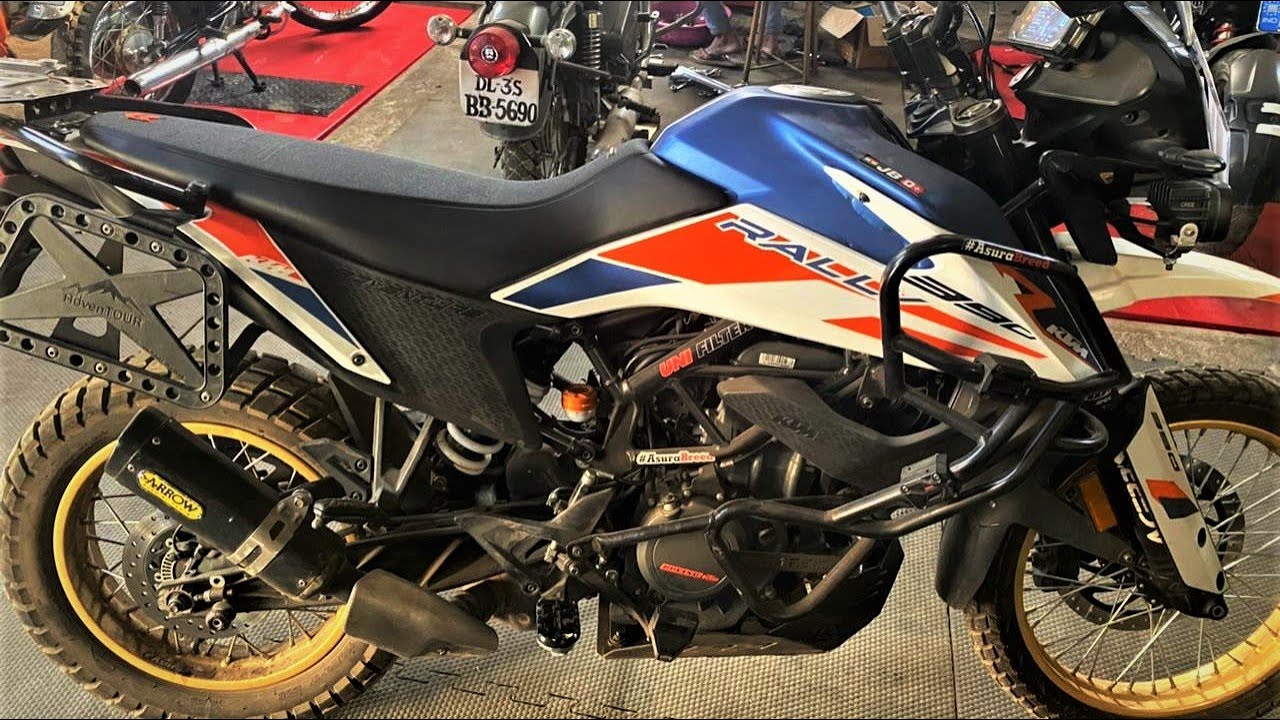 KTM 390 Adventure Rally Upgrades in Progress | #Shorts - YouTube