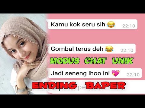 Chat lucu bercandain Cewe ini endingnya bikin baper ketawa