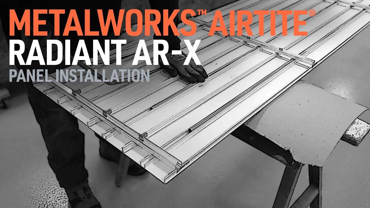 Heated Metal Ceiling Panel Installation | AR-X Panel Installation ...