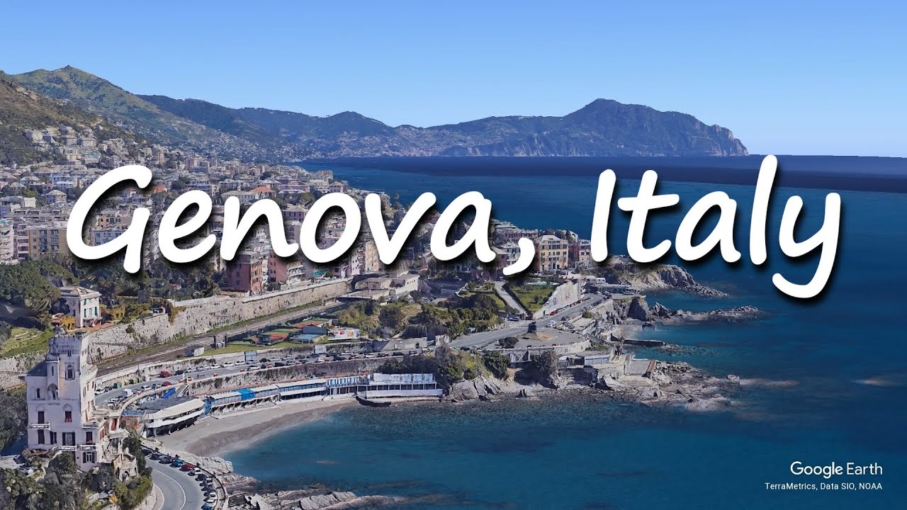 Genova, Italy | Genoa with small and beautiful beaches - YouTube