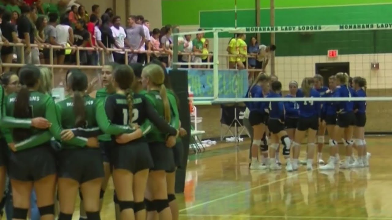 Midland Christian vs. Monahans Volleyball - YouTube