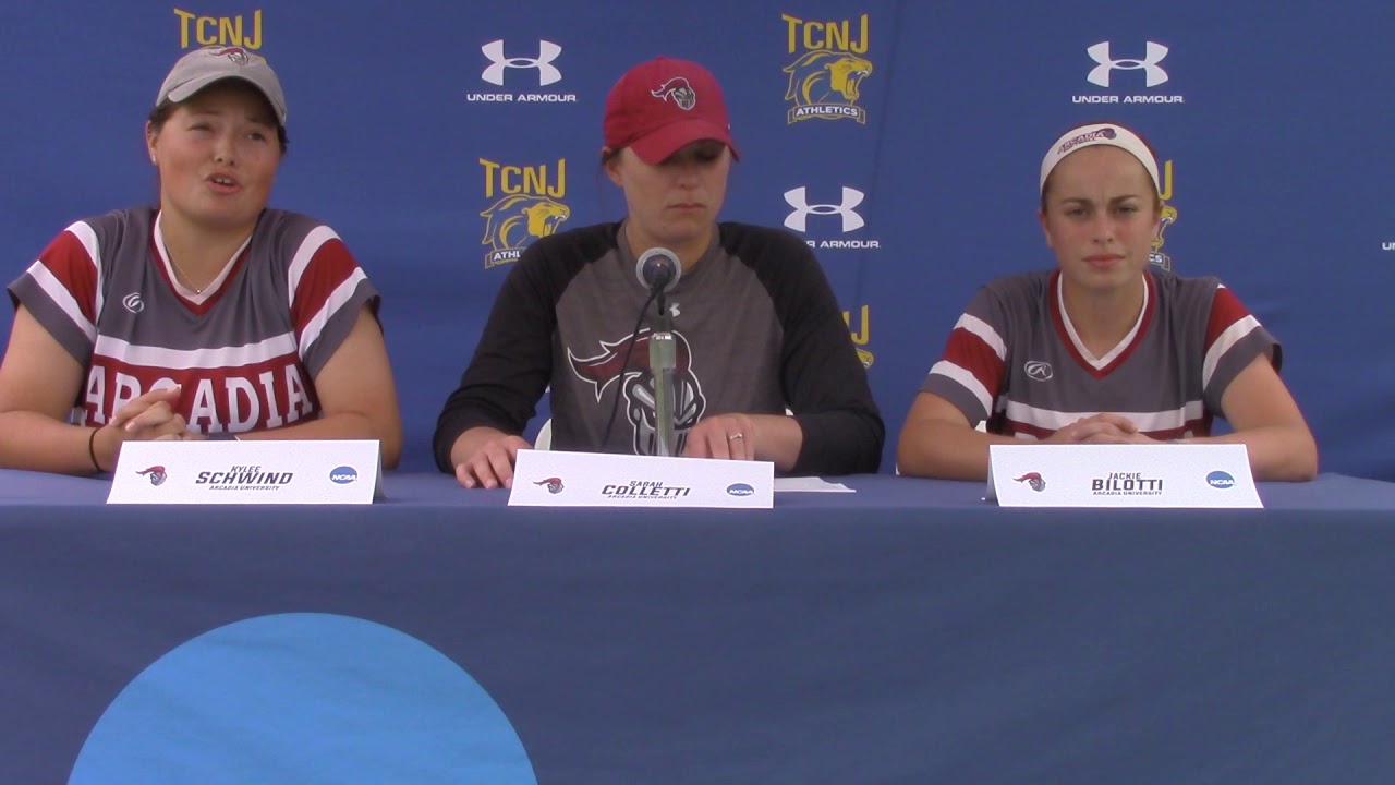 Arcadia NCAA Softball Regional Postgame (Game 1) - YouTube