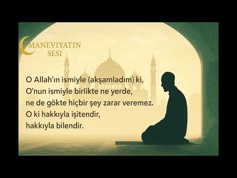 Allah'ın Koruyucu Gücü : Korunma ve Eman Duası      (ebu Davud, Edeb, 5/324;İbni Mâce, Dua, 3869)
