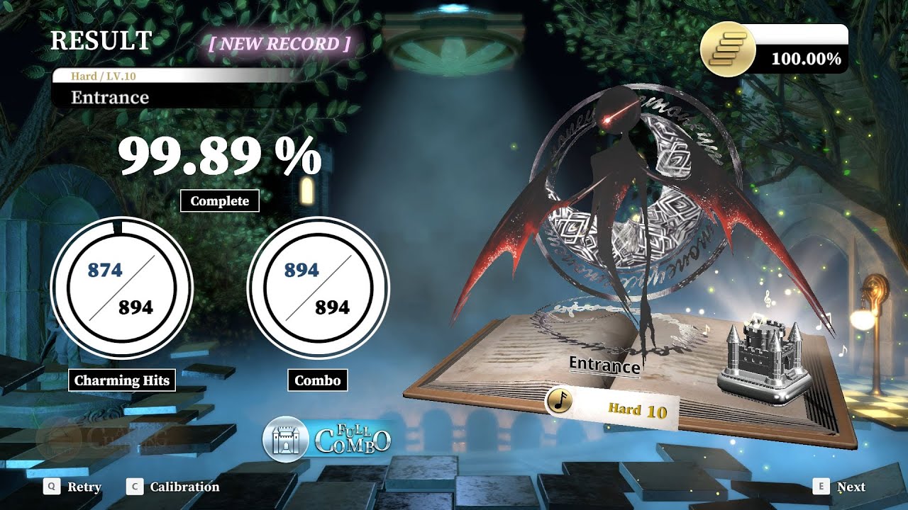 Deemo-Reborn- Entrance [Hard] 99.89% Gameplay - YouTube