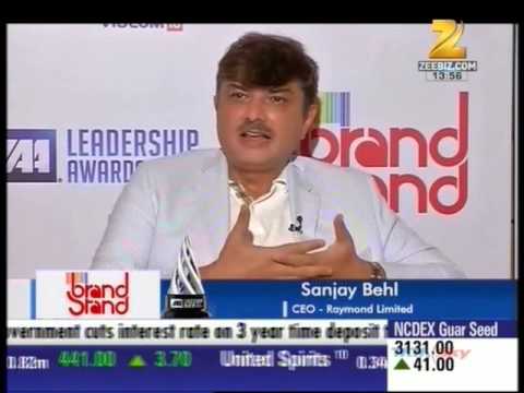 Mr Sanjay Behal CEO, Lifestyle - Raymond - Zee Business Brand Stand ...