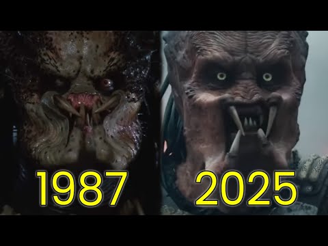 Evolution of Predator in Movies (1987-2025)