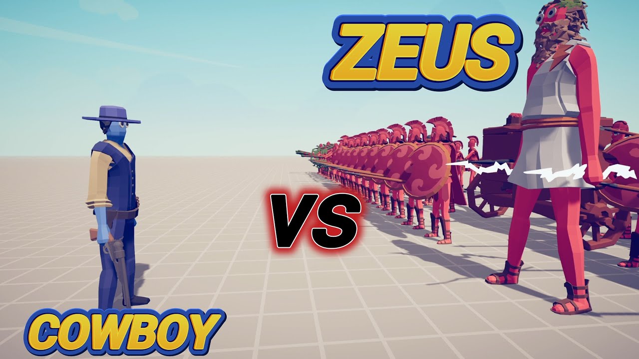 Cowboy VS Zeus Army ,Quick Draw VS Ancient Army ,Totally Accurate ...