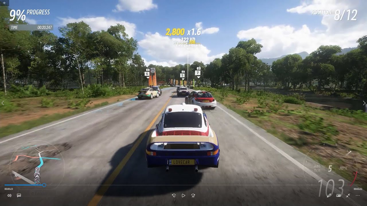 Forza Horizon 5 Porsche Race Gameplay Tulum Trail - YouTube
