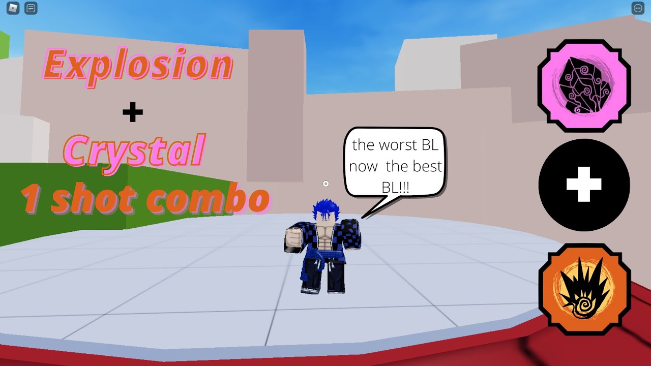 THE WORST BL NOW OP?!?!?! Crystal and Explosion 1 shot combo | Shindo ...