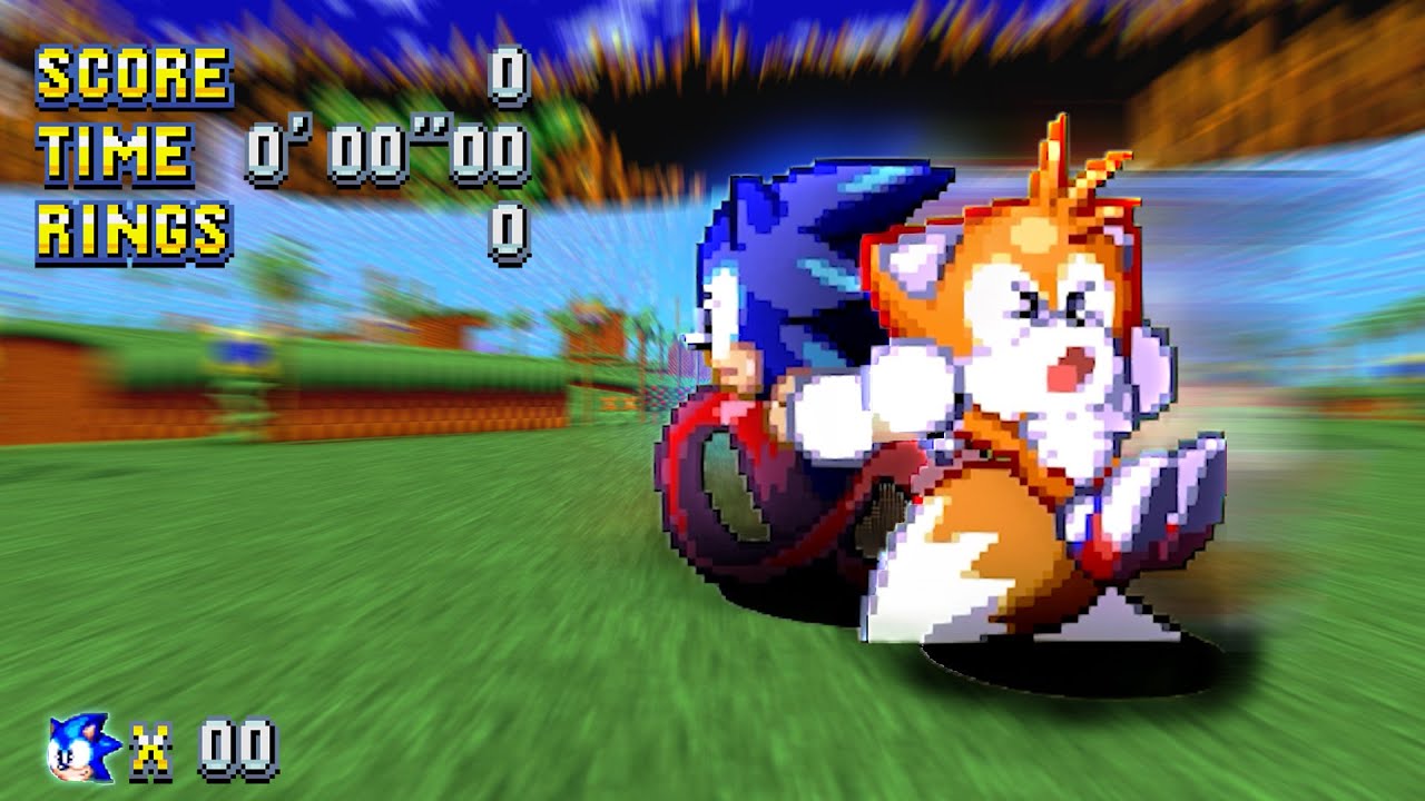 The Most Expressive Sonic Mod (Pointy Sonic & Fluffy Tails) - YouTube