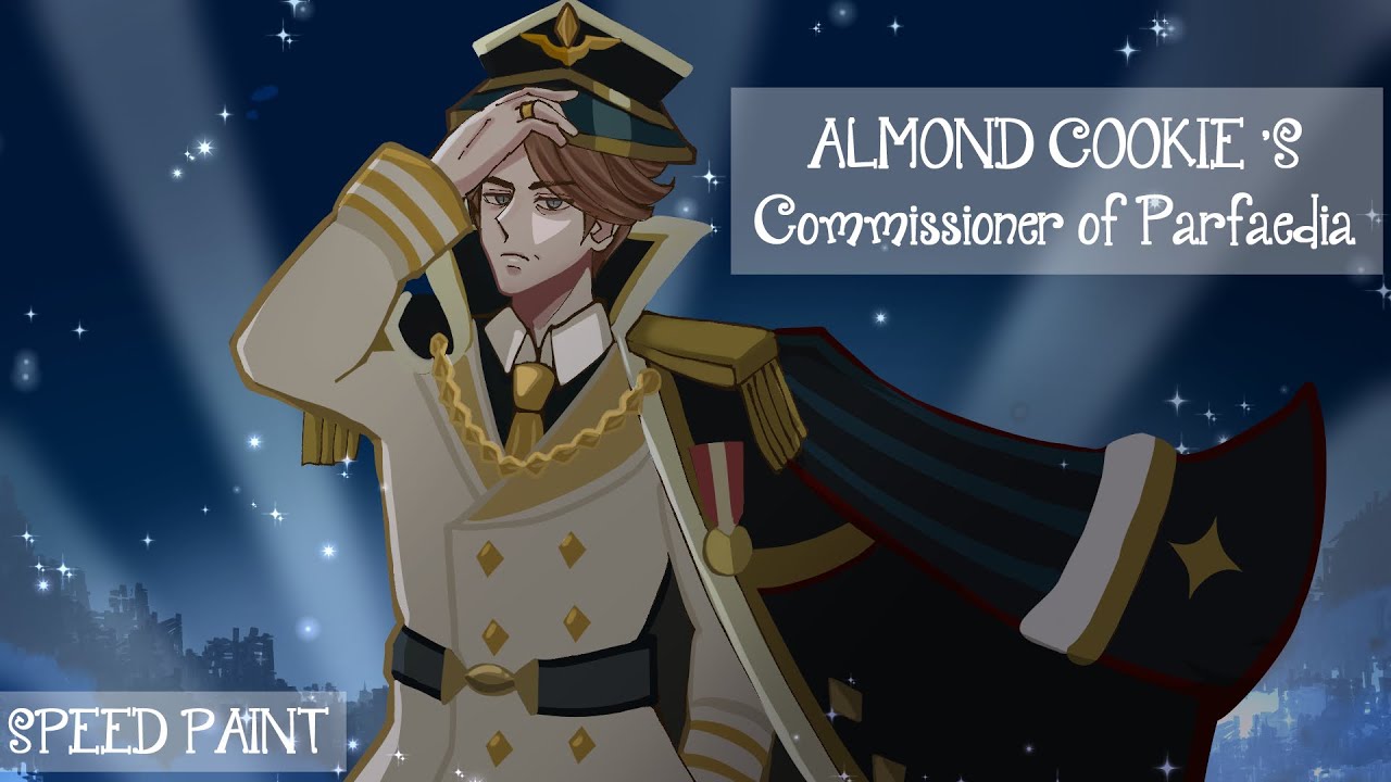 [Cookie run] Speed Paint [ALMOND COOKIE Commissioner of Parfaedia ...