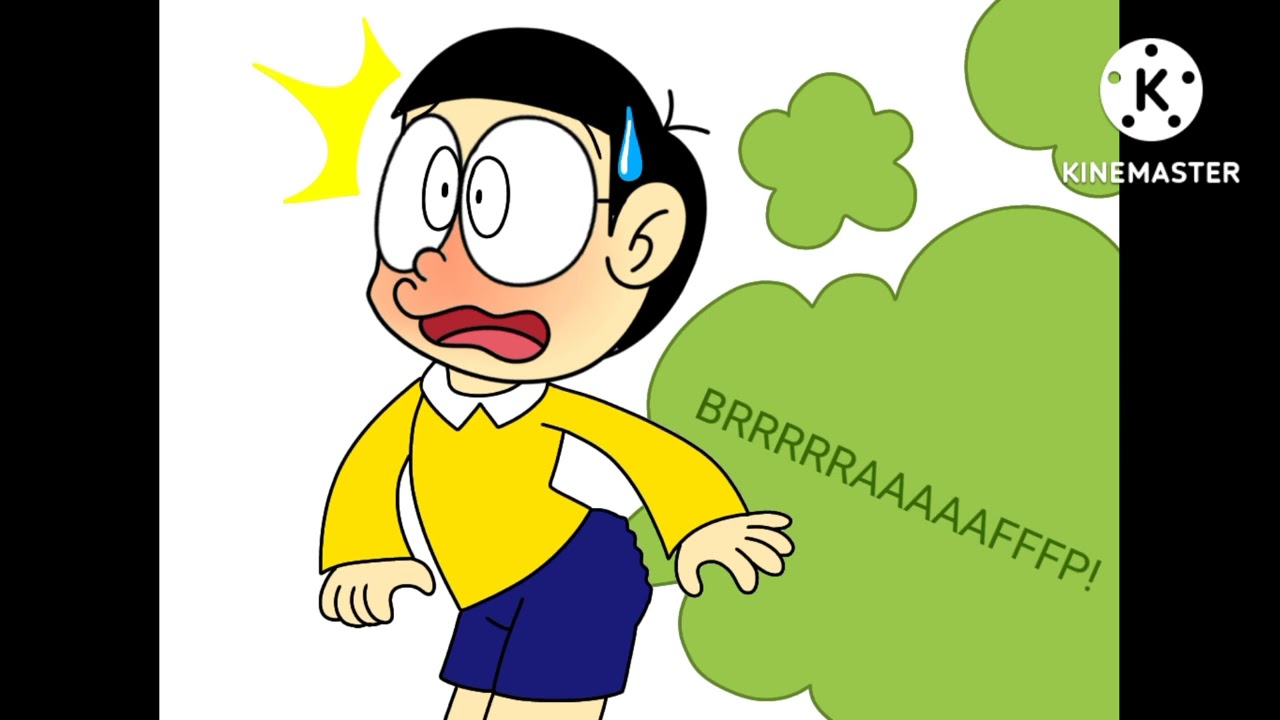 Nobita Nobi Farting Art With Fart Sounds - YouTube
