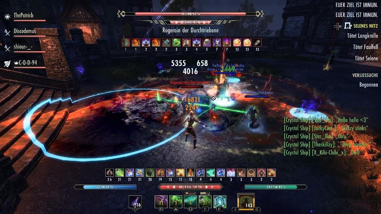 ESO Red Petal Bastion Trifecta - Warden Tank - YouTube