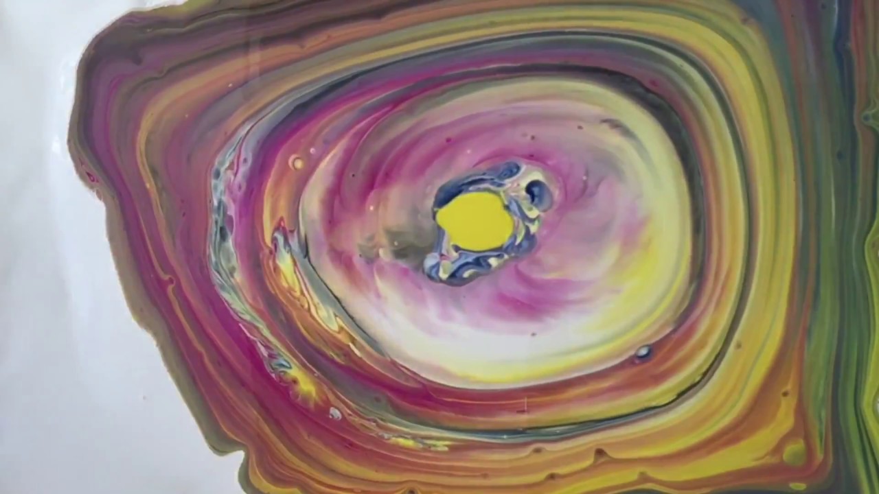 Cells: No Silicone, No Heat. Acrylic Pouring Painting Fluid Art. DIY ...