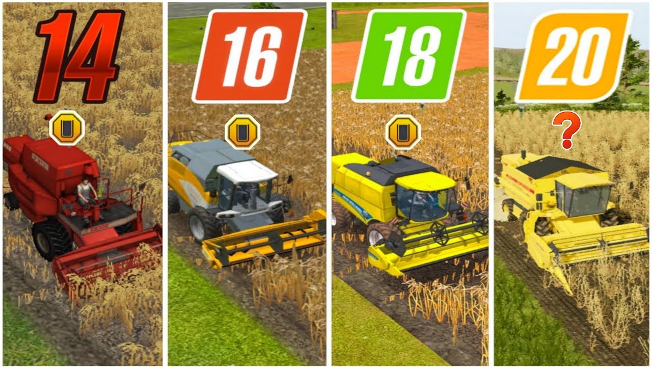 Fs 14 Vs Fs 16 Vs Fs 18 Vs Fs 20 First Look Evolution ! Farming ...