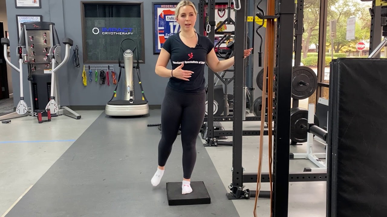 Single Leg Balance/Proprioception (sagittal, frontal, transverse swings ...