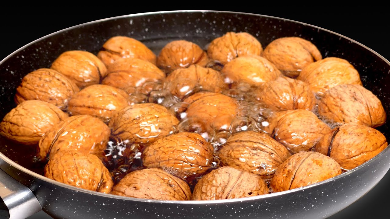 Throw the nuts into the boiling water! This secret was told to me by my ...
