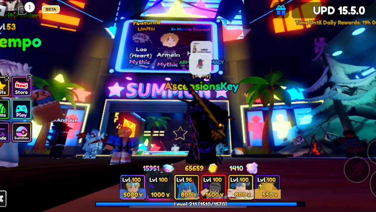 Anime Adventures Armein (Summer) showcase 350% BUFF!!! - YouTube