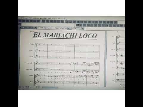 El mariachi loco (MARIACHI MEXICO DE PEPE VILLA)partitura demo - YouTube