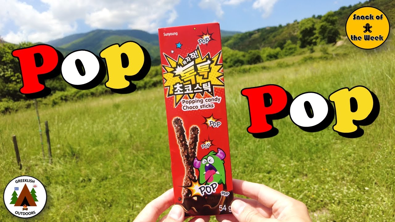 Snack of the week (Episode 50) - Popping Candy Choco Sticks - YouTube