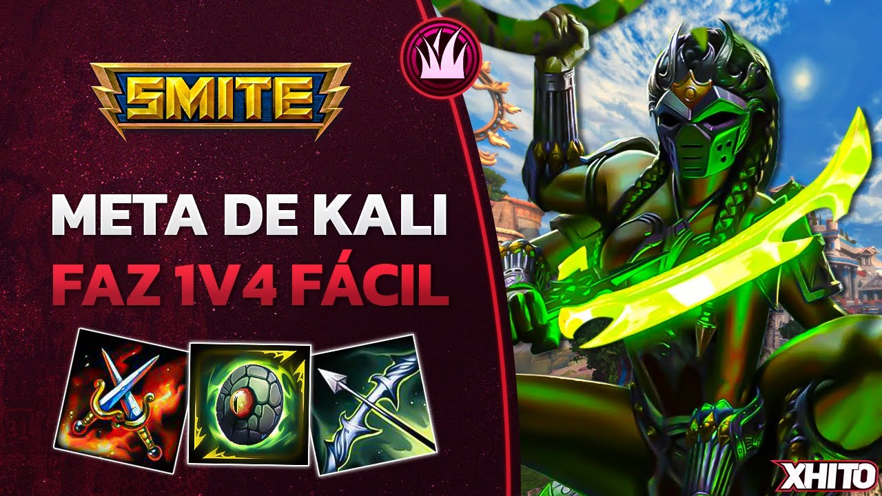Quando a Kali ta no meta pode desistir... KALI JUNGLER - ⚡ Smite BR ...