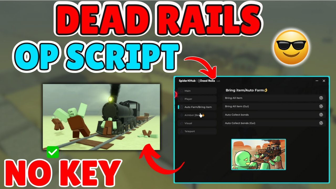 🤑 NEW INSANE Dead Rails Script (2025)! 💰 Auto Farm, No Key & OP ...