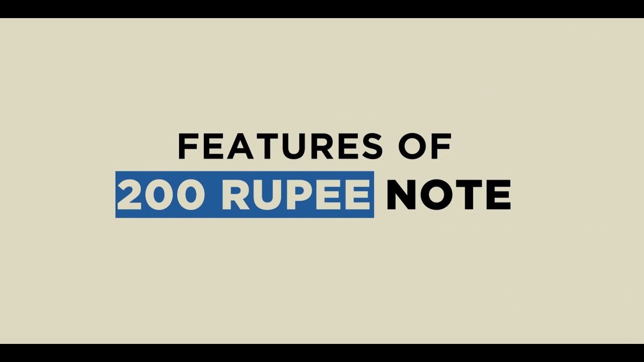 Features of New 200 Rupee Note || Reserve Bank of India || Factly - YouTube
